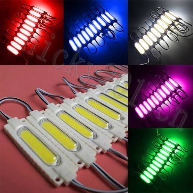 Jual Led Lampu Variasi Kolong Mobil Motor Truk COB Pendek Kaca 6 Led 12 Volt 24 Volt Satuan ...