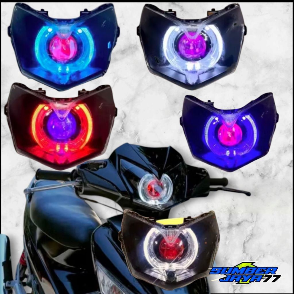 Jual LAMPU LED SEMI BILED 4,5INC SUPRA X 125 BATMAN SUPER TERANG ...