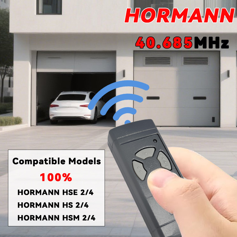 Jual 40.685MHz Clone HORMANN HSE2 HSE4 Garage Remote Control Duplicator ...