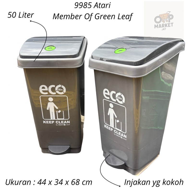 Jual TAM.ZAM Greenleaf/Atari - Tempat Sampah 50 Liter Atari 9985 By ...