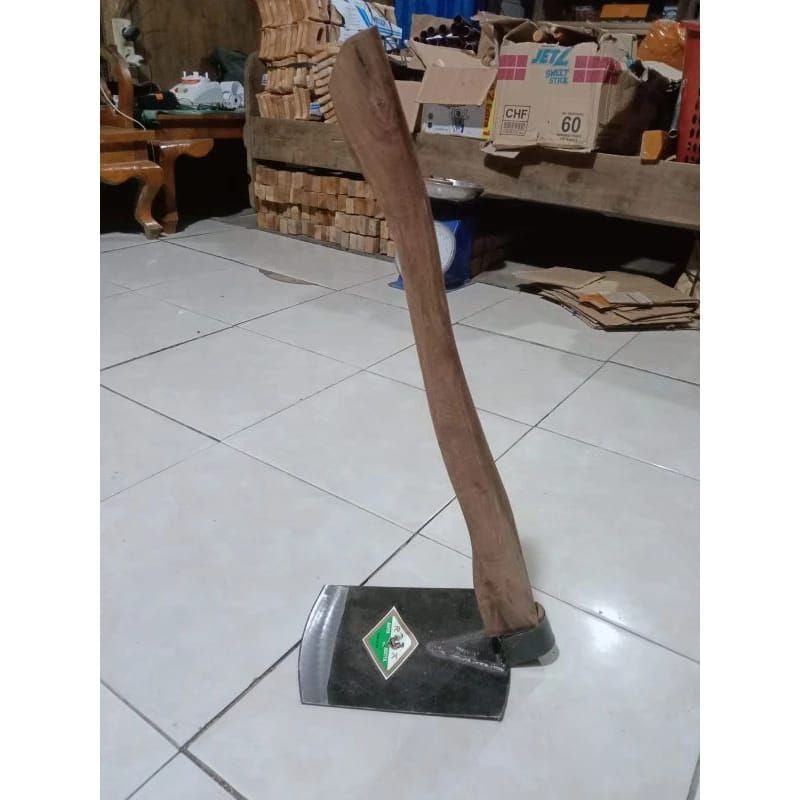 Jual Cangkul Cap Jago + gagang Kayu Jati asli/ Cangkul Sawah /Cangkul ...