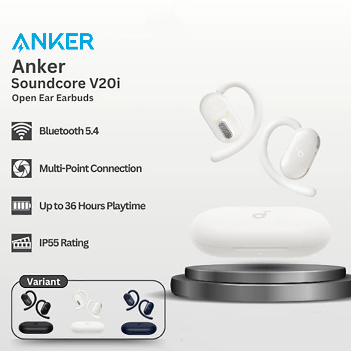 Jual Anker Soundcore V20i TWS Open Ear Earbuds Earphone Sport Hook ...
