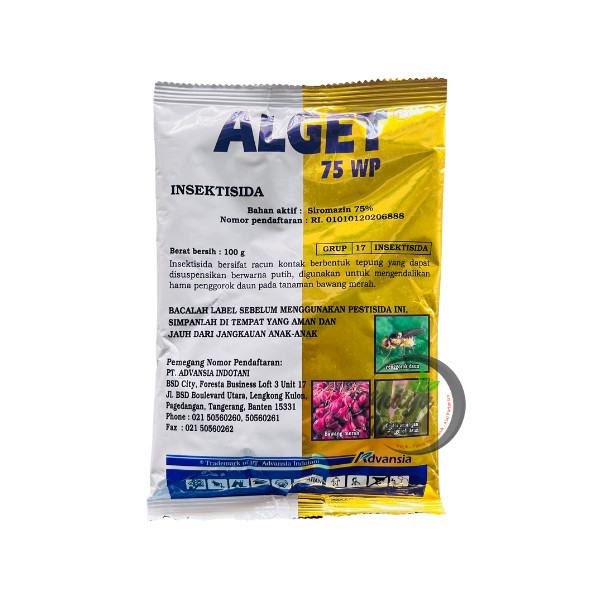 Jual Insektisida Alget 75WP 100 Gram Siromazin Untuk Kuti Daun | Shopee ...