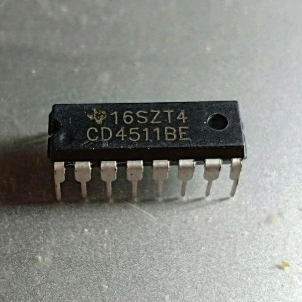 Jual IC CD4511 BCD TO 7 SEGMENT DECODER DRIVER | Shopee Indonesia