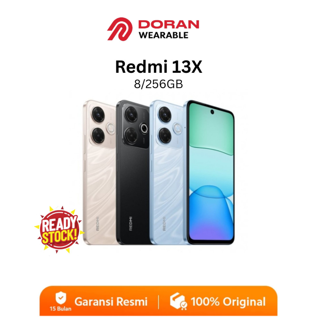 Jual Xiaomi Redmi 13X RAM 8/128GB | 8/256GB 108MP Super Clear Camera ...
