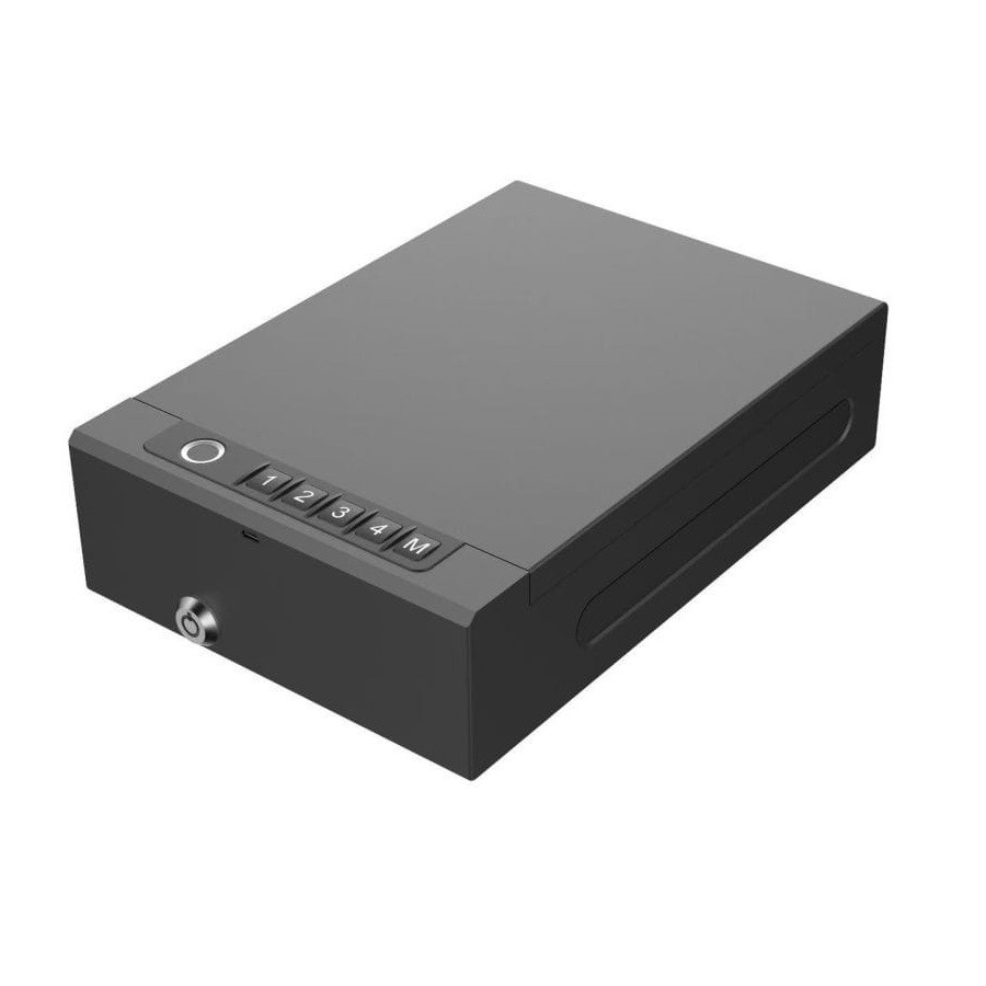 Jual GROSIRUNIK99 Brankas Portable 2025 Fingerprint Password Safe Box ...