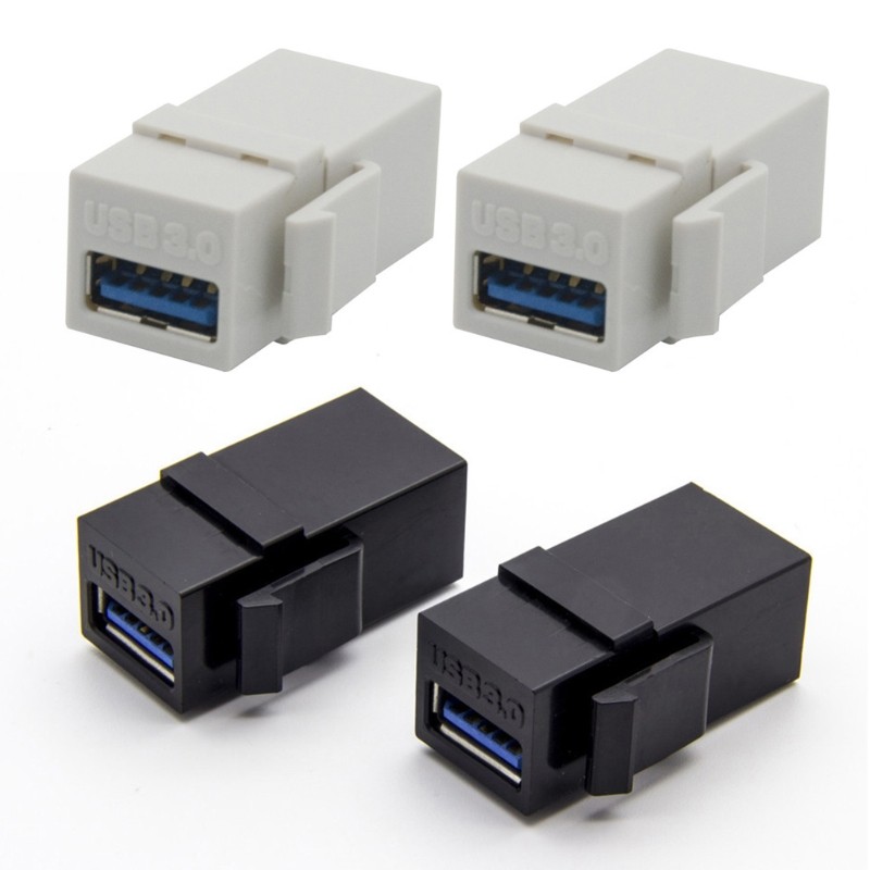 Jual USB 3.0 Keystone Jack Inserts 2-Pack USB to USB Adapters Female to ...