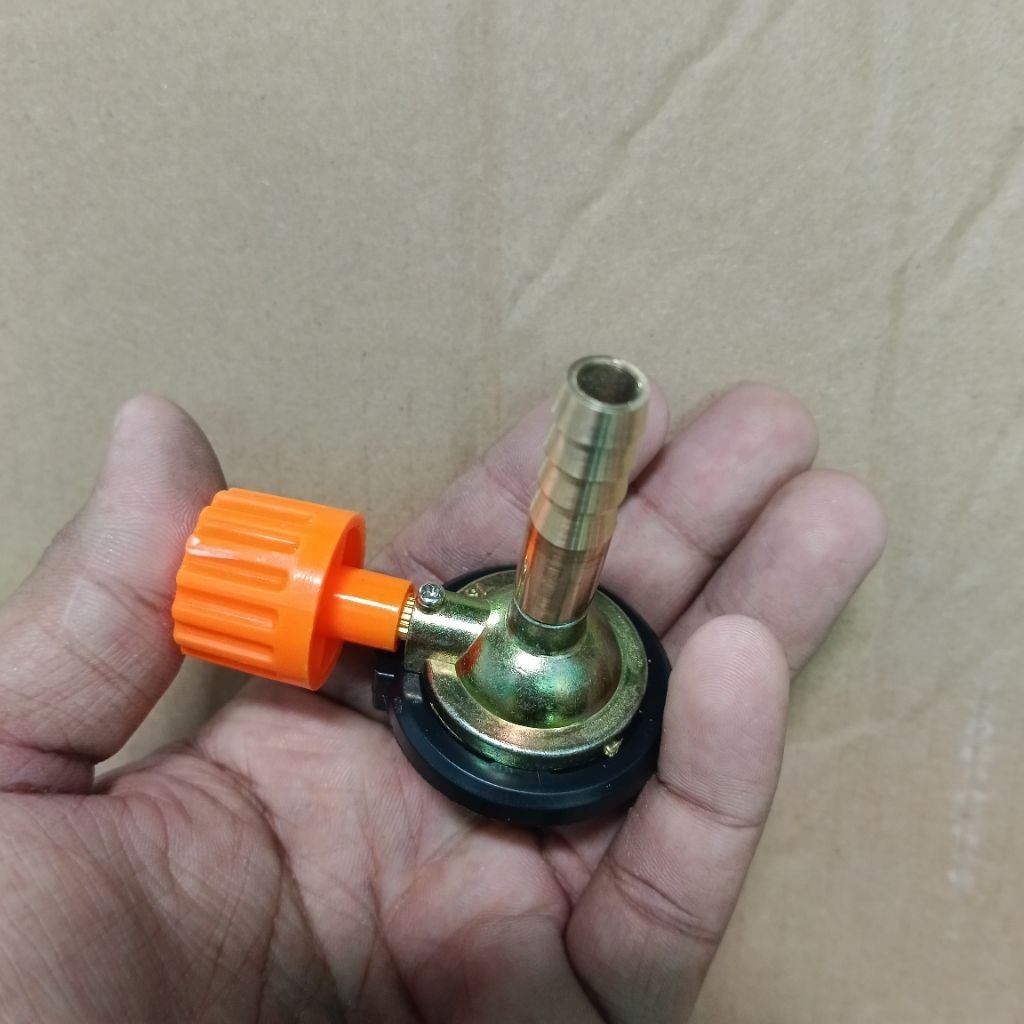 Jual kran konektor Nepel Gas kaleng portable untuk refil isi ulang ke ...