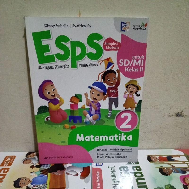 Jual Buku ESPS Matematika 2 Untuk SD/MI kelas II Kurikulum Merdeka | Shopee Indonesia