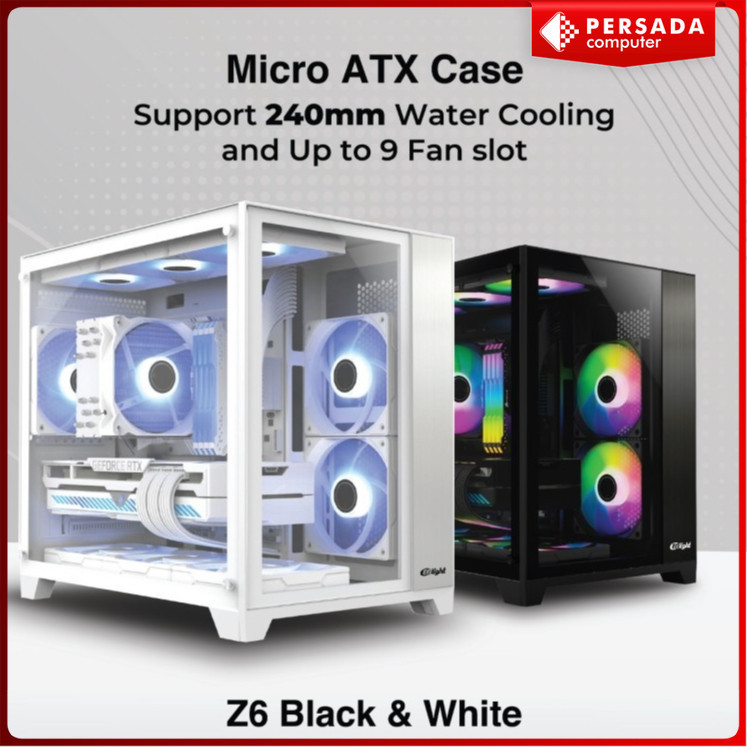 Jual CASING ENLIGHT Z6 - M-ATX Gaming Case Tempered Glass Pane | Shopee ...