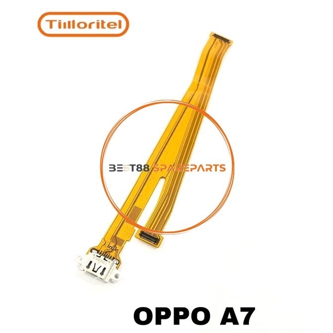 Jual FLEXIBLE CONNECTOR CHARGER OPPO A7 CPH1901 / FLEKSIBEL KONEKTOR CAS OPPO A7 ( BEST ...