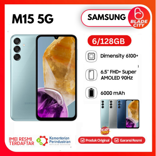 Jual Samsung Galaxy M15 5G 6/128GB 6,5" FHD Plus NFC Super Amoled ...