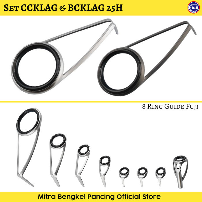 Jual Set Fuji Ring Guide CCKLAG & BCKLAG 25H Alconite Original Japan ...
