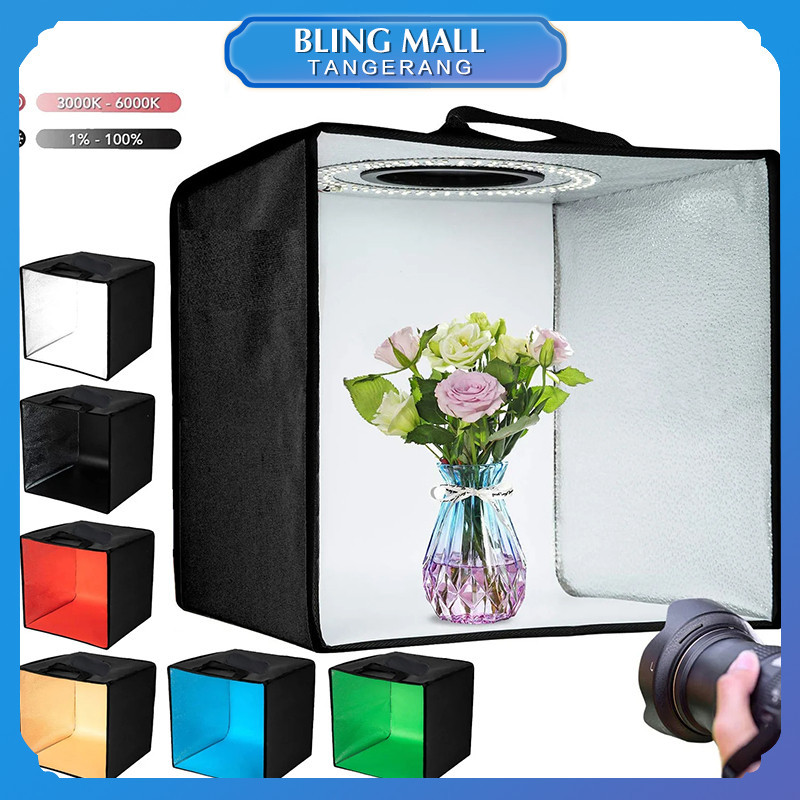 Jual Studio Mini Foto Produk Dilipat Mini Photo Studio Box 30*30 40*40 ...