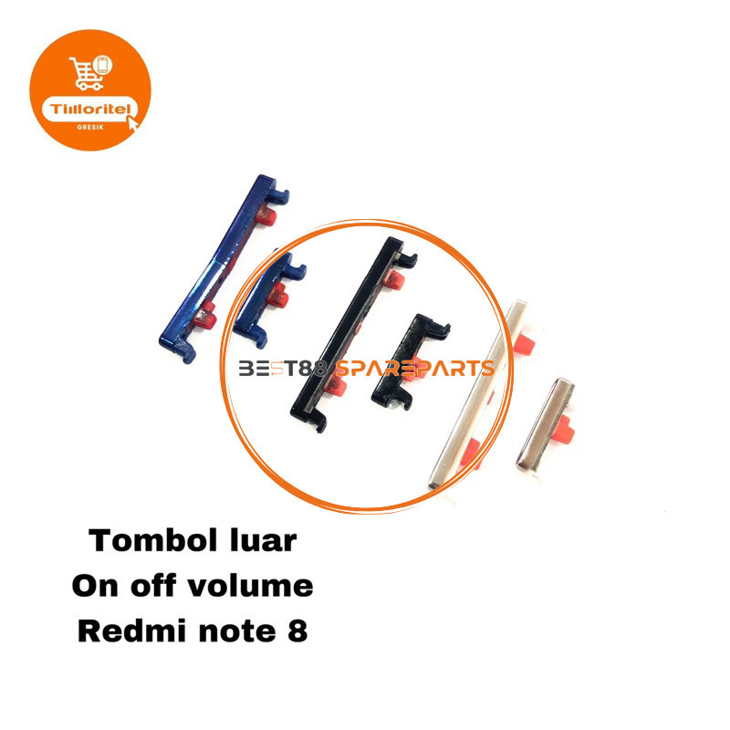 Jual TOMBOL LUAR ON OFF VOLUME XIAOMI REDMI NOTE 8 ( BEST88 ) | Shopee Indonesia
