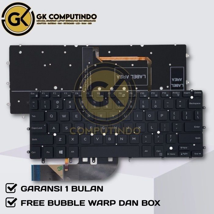 Jual Keyboard Dell Inspiron 15 7547 7548 P41F XPS 13 9343 9350 9360 ...