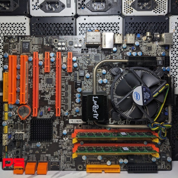 Jual Motherboard DFI LP DK P45-T2RS PLUS LGA775 Intel P45 ATX | Shopee ...
