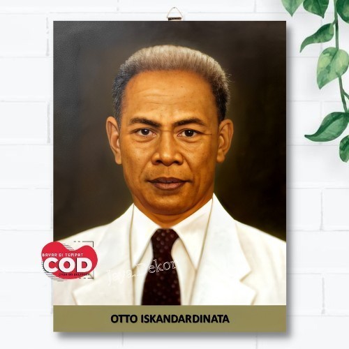 Jual Bingkai Foto Otto Iskandardinata Pahlawan Indonesia Hiasan Dinding ...