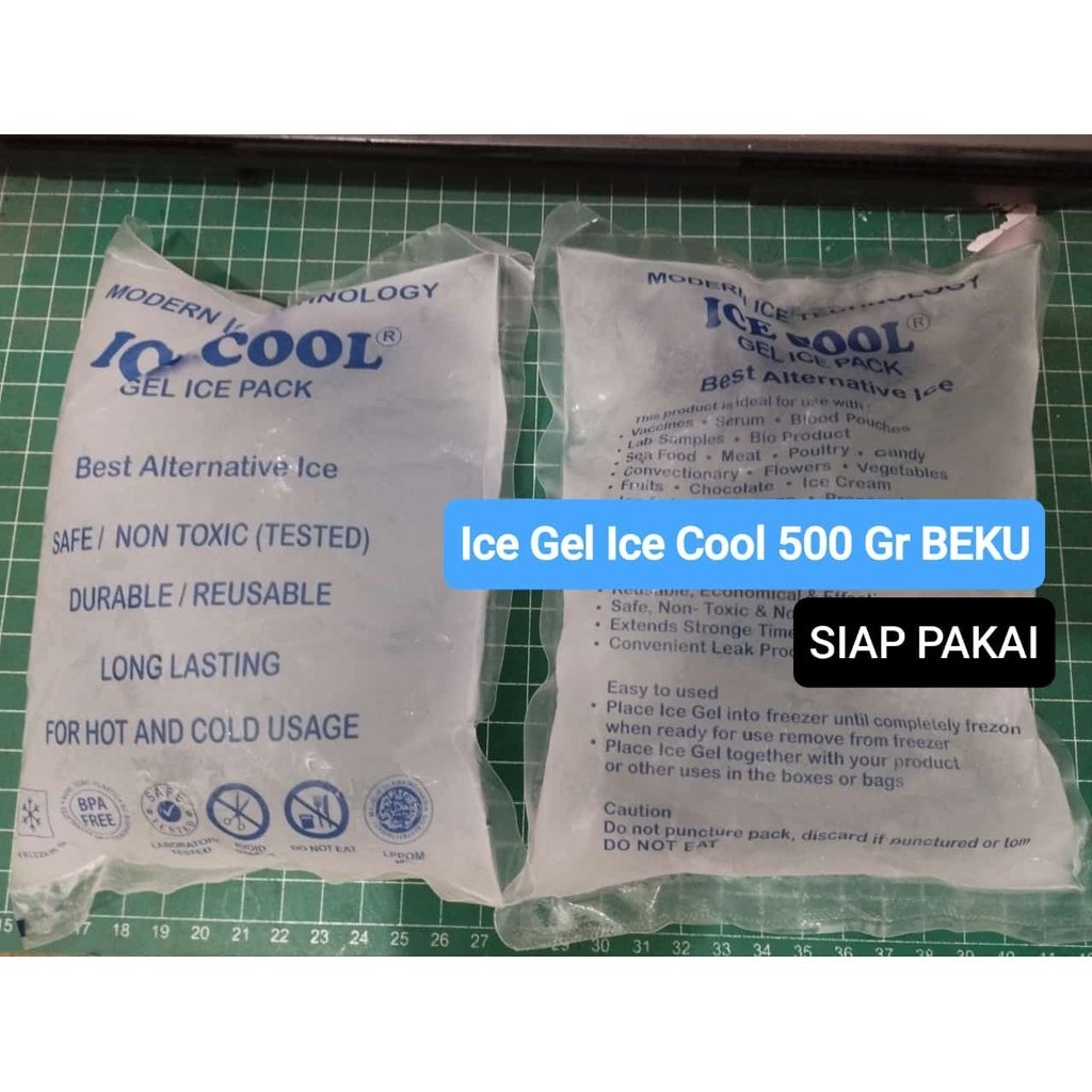 Jual Ice Gel Pack Ice Cool 500 Gr BEKU Siap pakai | Shopee Indonesia
