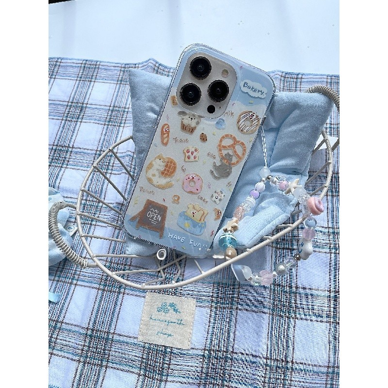 Jual Toko roti kucing aesthetic transparan soft case POCO X6 Pro M6 Pro ...