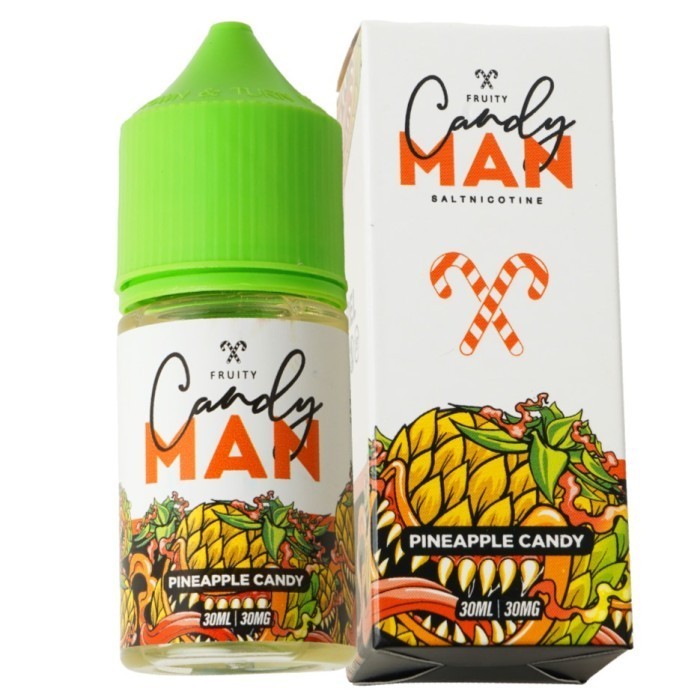 Jual Liquid Vape Candyman Sour Pineapple Candy Saltnic 30MG 30ML By FVS ...