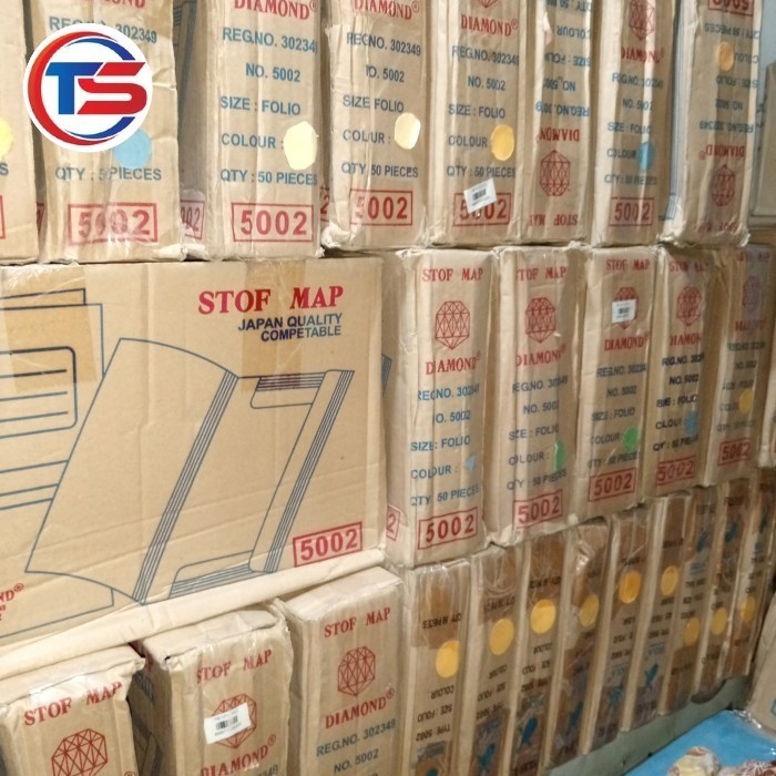 Jual stop map 5002 folio satu dus isi 50 lembar biola /kabita /diamond ...