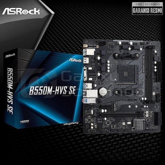 Jual Asrock B550M-HVS SE AMD AM4 B550 DDR4 Motherboard | Shopee Indonesia