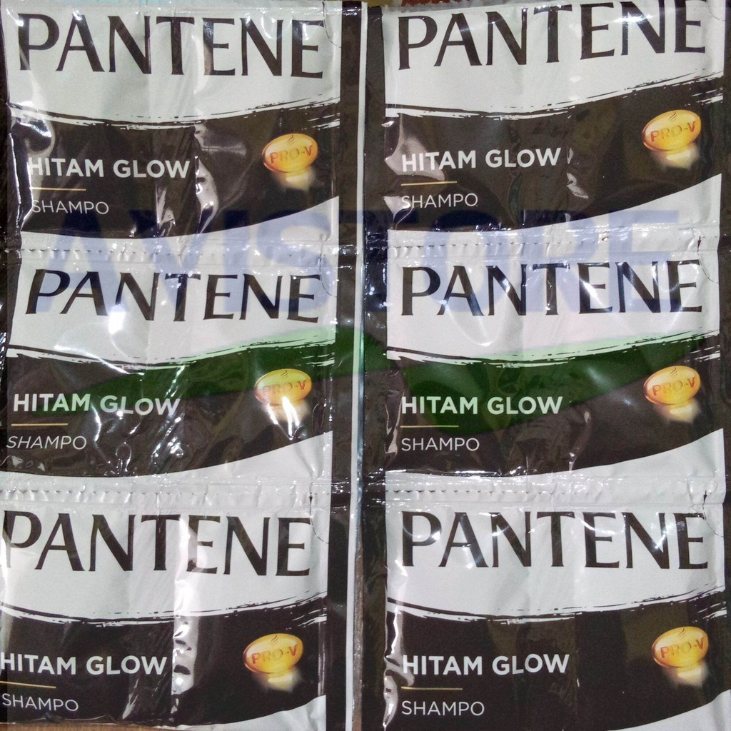 Jual PANTENE Shampo HITAM GLOW 10mL ( 1 renceng / 12 sachet ) | Shopee ...