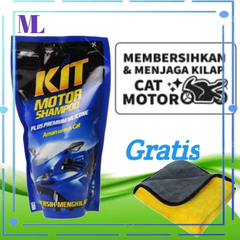 Jual Kit motor shampoo cuci motor aman bagi cat kilap seperti baru ...