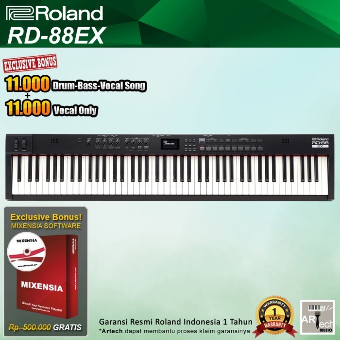 Jual Digital Stage Piano Roland RD 88 EX / RD88EX / RD 88EX / RD88 EX ...