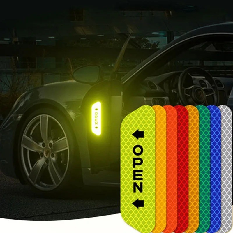 Jual Reflective Car Door Sticker Safety Opening Warning Reflector Tape ...
