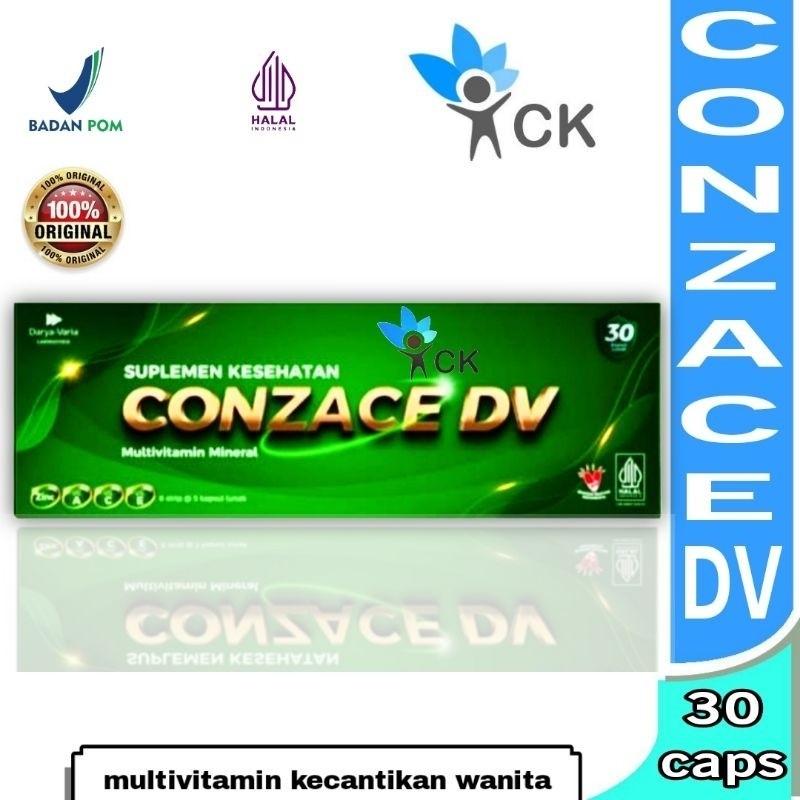 Jual CONZACE DV - box isi 30 - suplemen kesehatan dan kecantikan ...