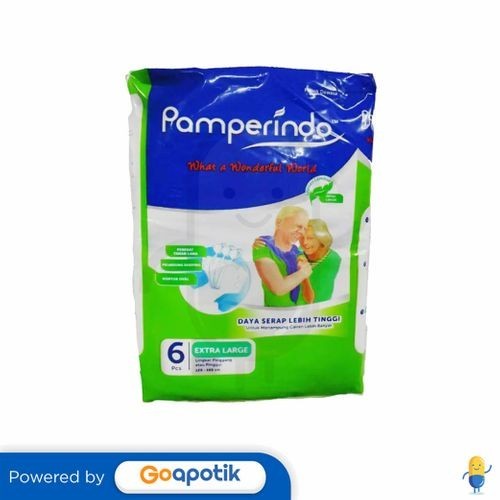 Jual Pamperindo Extra Large Pack 6 Pcs | Shopee Indonesia