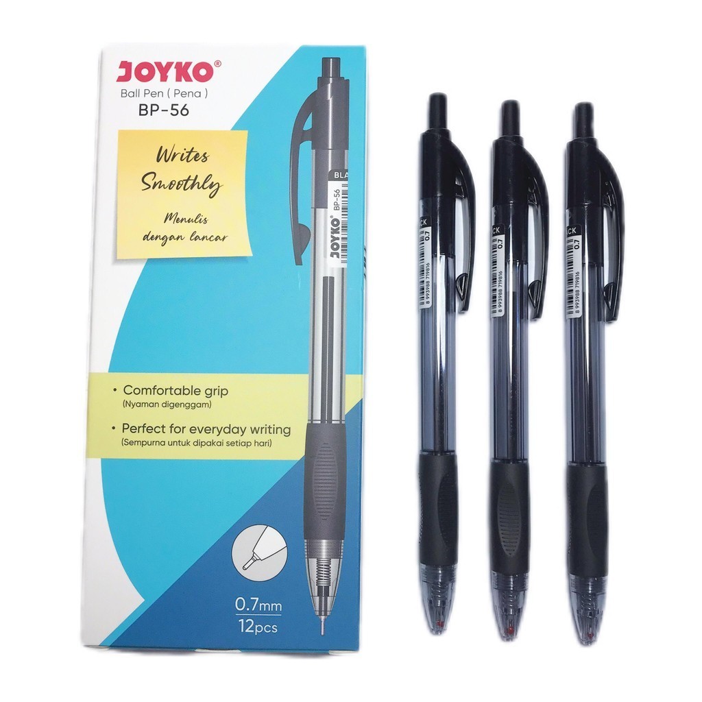 Jual Joyko - Ballpen BP-56 Black - LUSIN | Shopee Indonesia