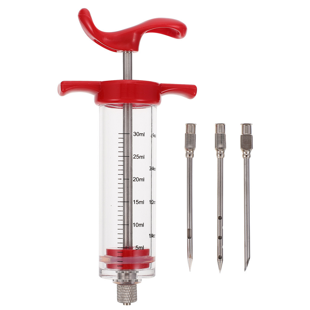 Jual Turkey Syringe Meat Sauce Injection Tool Seasoning Injector Spice ...