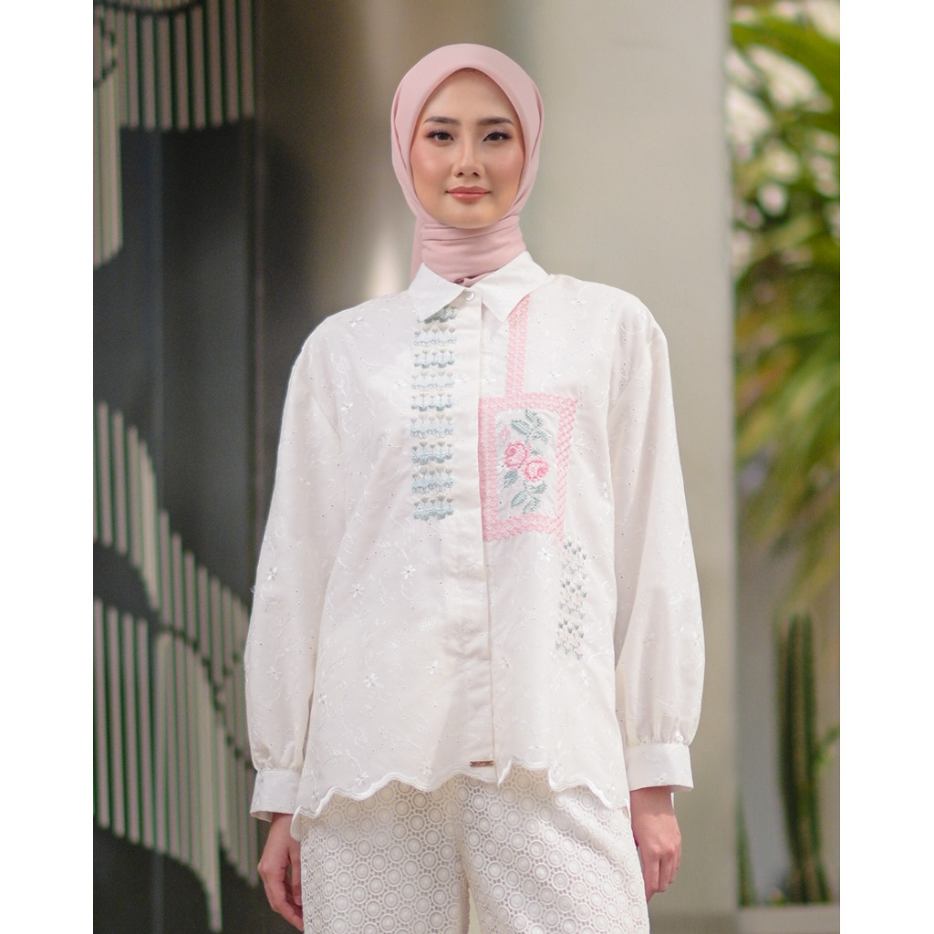 Jual Muda Official Falisha Shirt - Rose | Shopee Indonesia