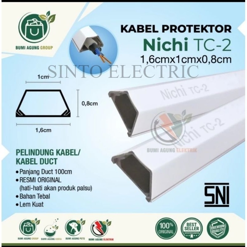 Jual NICHI Pelindung Kabel TC 2 Kabel Ducting TC 2 1m | Shopee Indonesia