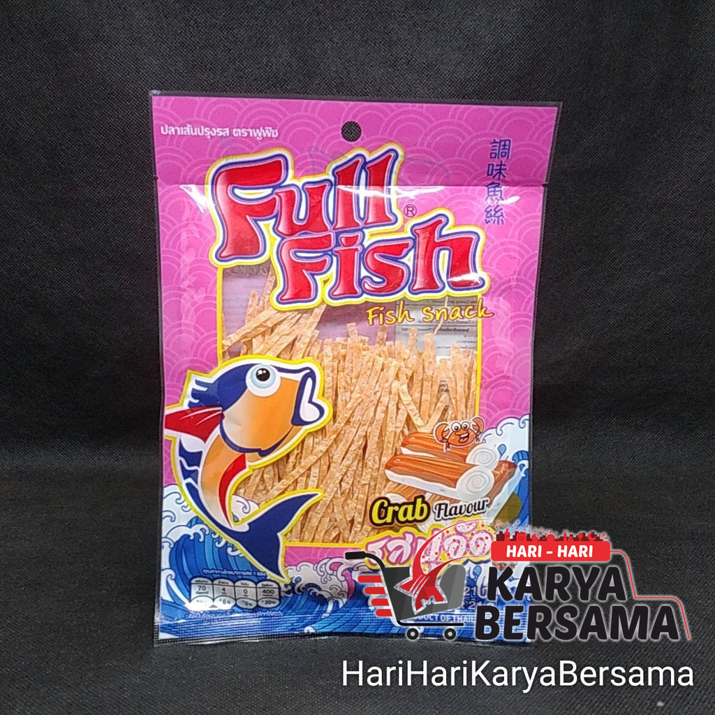 Jual FISH SNACK FULL FISH CRAB FLAVOUR 21GR | Shopee Indonesia