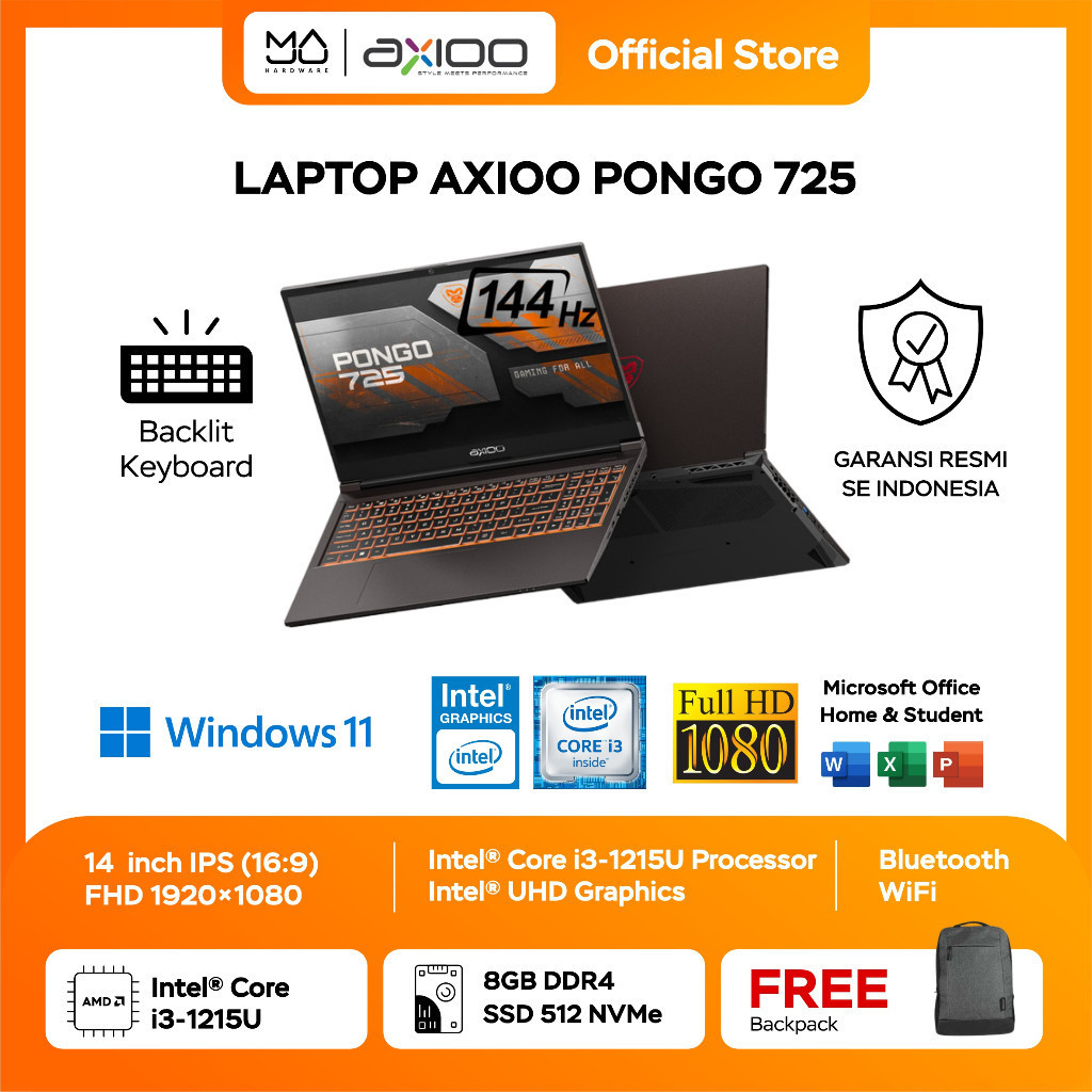 Jual Laptop Axioo Pongo 725 – Grey [i7 12650H-16GB-SSD 512GB-RTX2050 ...