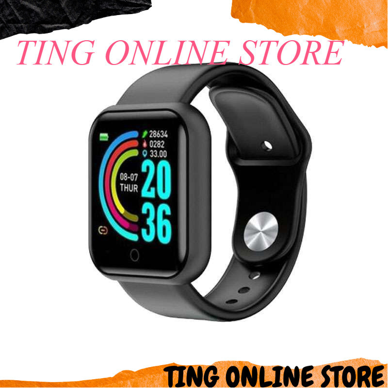 Jual Mantul -Smartwatch wanita Y68 Smart watch y68 Smartband Y68 Smart ...