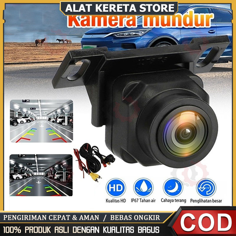 Jual Kamera Mundur MOVING Parkir Mobil Kamera Belakang Mobil Universal Cvbs 170 Derajat Anti Air ...