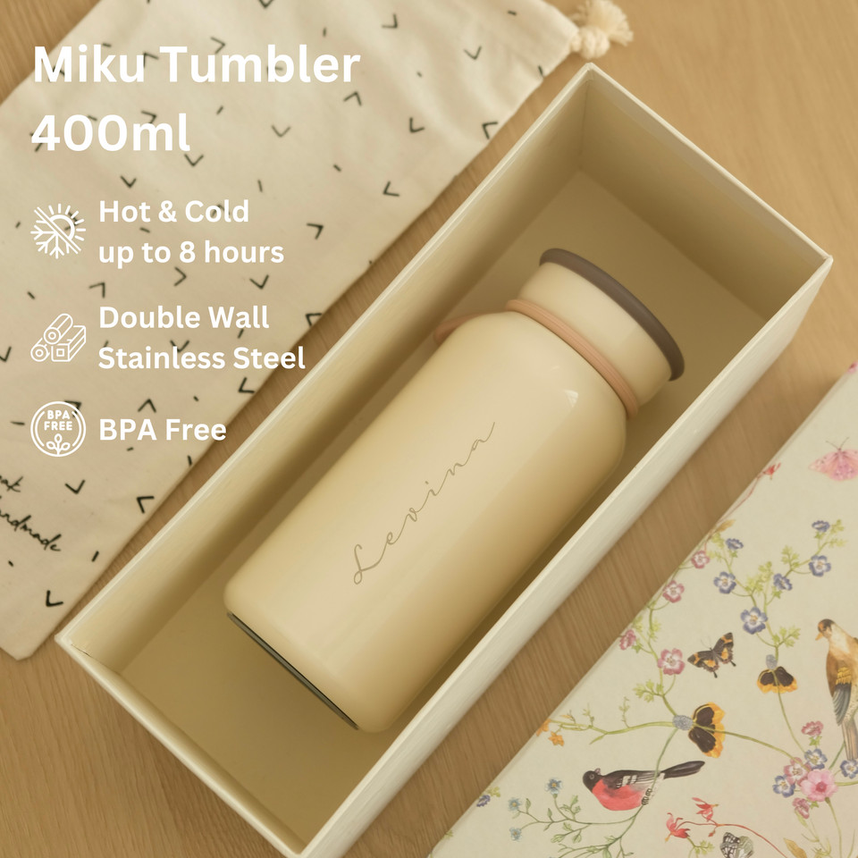 Jual Giftsential Miku Tumbler 400ml - Botol Minum Double Wall Stainless Steel Anti Tumpah Vacuum ...
