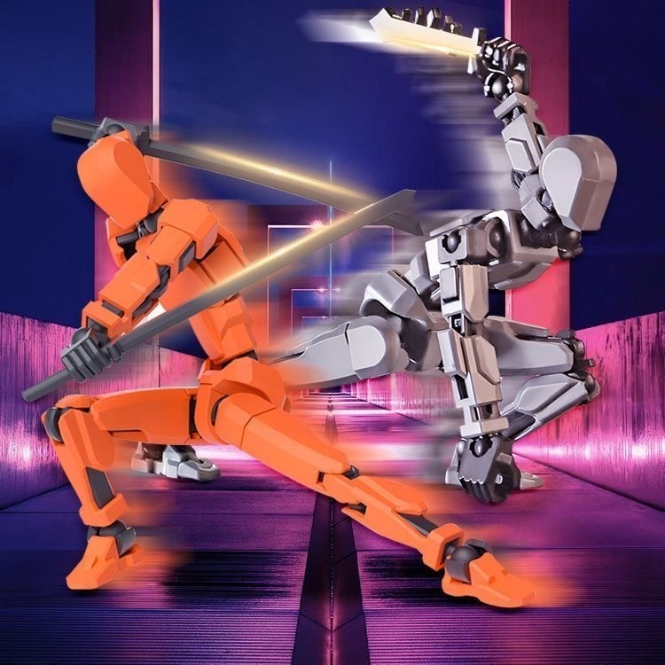 Jual Boneka ROBOT Isap Magnetik Versi Baru/ Pulang Articulated 3D ...