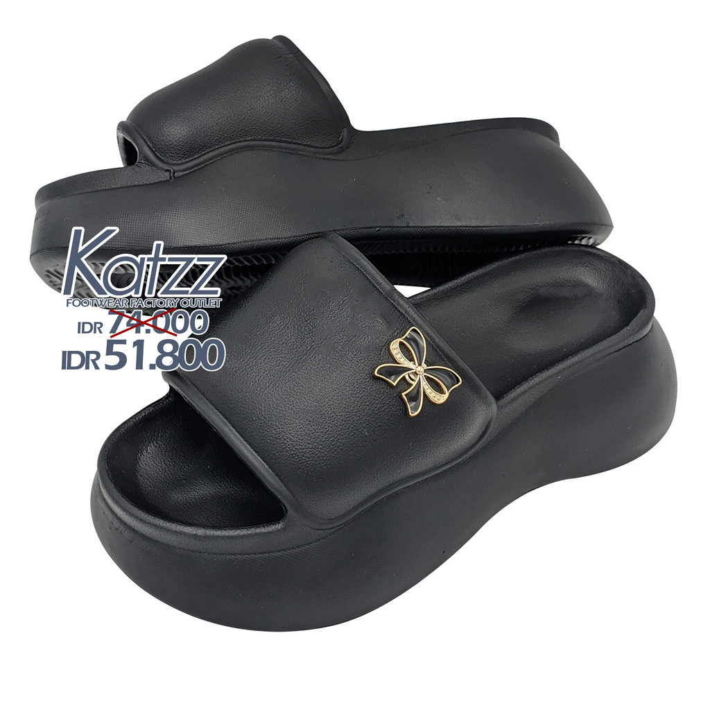Jual KATZZ - Sandal Slop Tinggi Warna Pastel Uk 36 - 41 / Sandal Wanita ...