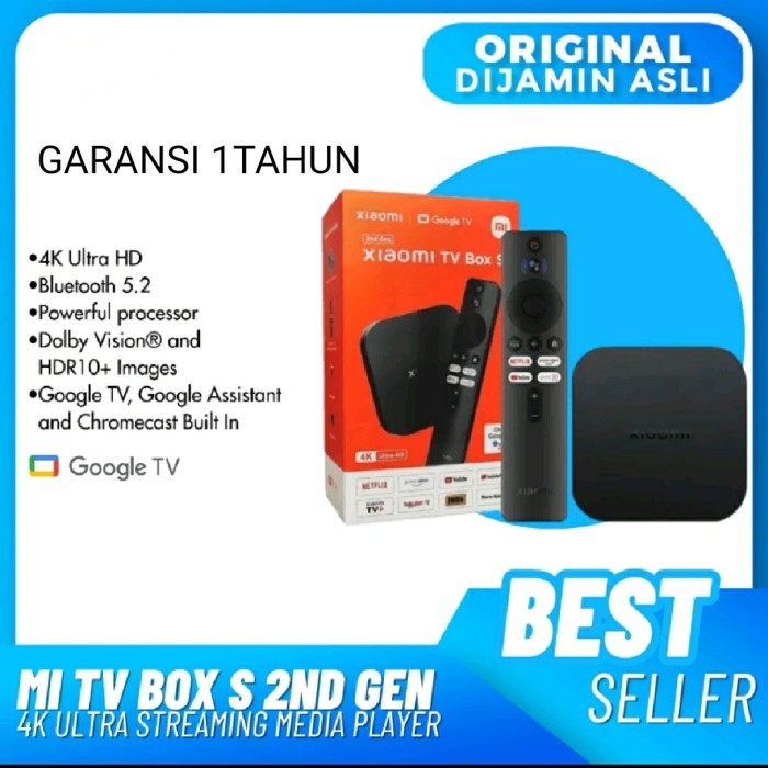 Jual xiaomi Tv Box S 2nd Gen 4K Ultra HD Android Tv | Shopee Indonesia