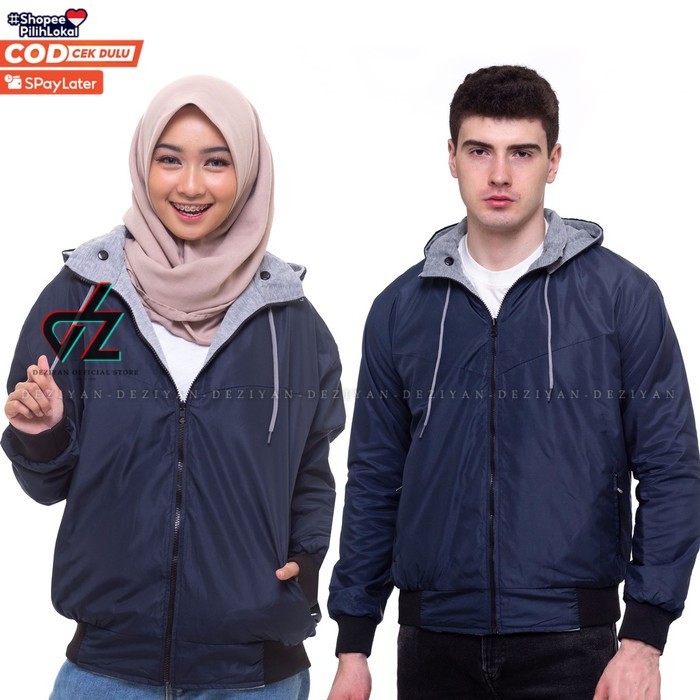 Jual DEZIYAN [SIAP KIRIM] JAKET COUPLE PRIA WANITA BB 2IN1 SIMPLE ...