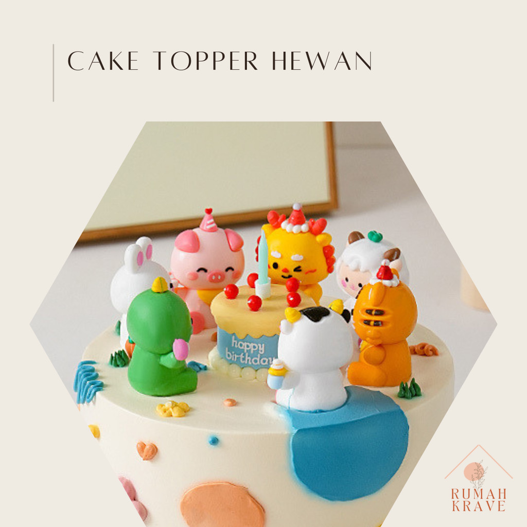 Jual RUMAH KRAVE - Cake Topper Hewan Binatang Animal Clay | Shopee ...