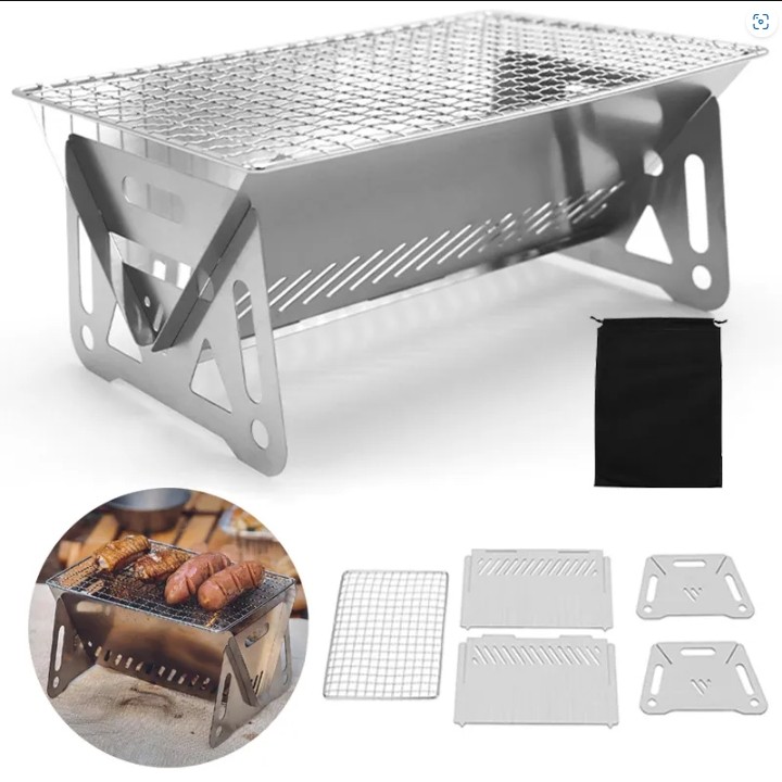 Jual YMJR Rak BBQ Portable Alat Panggang Barbeque Grill / Pemanggang ...