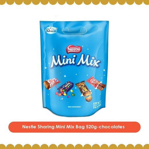 Jual Coklat NESTLE Mini Mix (Kitkat, Lion, Smarties) Bag 520gram asal ...
