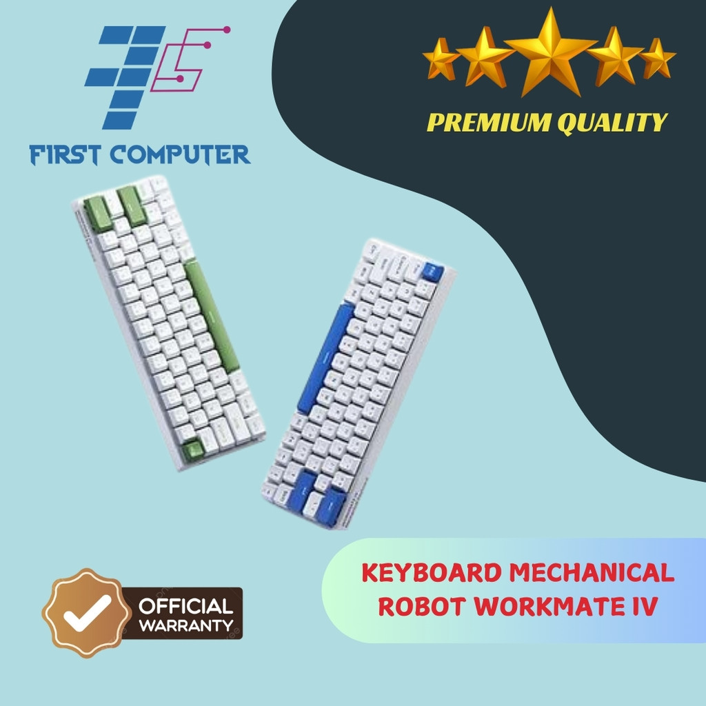 Jual ROBOT WORKMATE IV Mechanical Wired Keyboard Gaming 94 Keys PBT ...